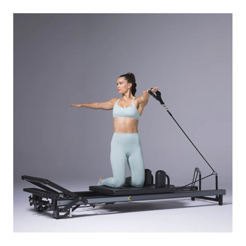 Onemax Aluminium Alloy Pilates Reformer Low Foot Gym Fitness Yoga Pila ...